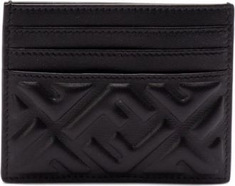 Fendi Kartenetui mit Logo-Pr&auml;gung - Schwarz