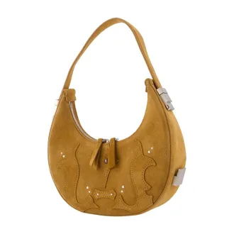 Osoi Womens Toni Mini Handbag - Osoi Leather Yellow Cowhide Bags Handbags-Purses
