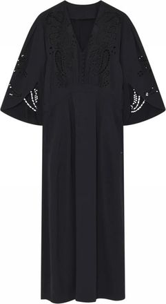 Gustav Femme, Robes, Noir, Taille: 48 FR &Eacute;l&eacute;gante Robe Longue en Noir