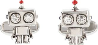 Paul Smith Homme, Accessoires, Gris, Taille: ONE Size Robot Cufflinks
