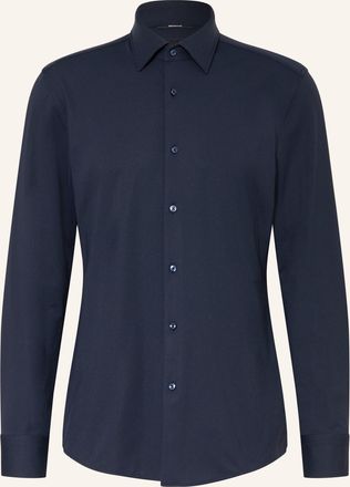 HUGO BOSS Hemd Hank Slim Fit blau