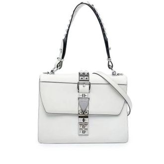 Prada Pre-owned Vintage Satchel - - Pre-owned - Damen - Wei&szlig; - ONE SIZE
