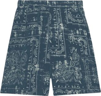 A Paper Kid Homme, Shorts, Bleu, Taille: L Long Shorts
