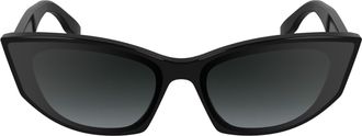 Karl Lagerfeld Womens Sunglasses KL6162S - Black with Gradient Grey Lens