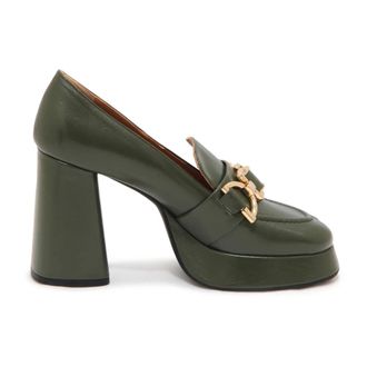 Roberto Festa Milano Gr&uuml;ne Alsen Lederschuhe- 10cm Absatz - - Shoes - Damen - Gr&uuml;n - 37 EU