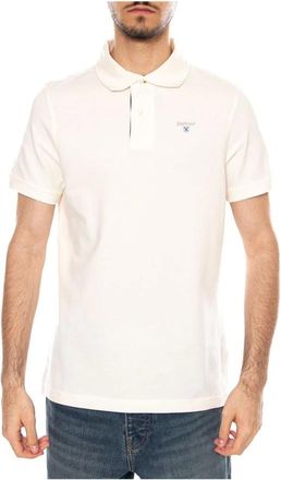 Barbour Homme, Tops, Blanc, Taille: S Polo Chemises