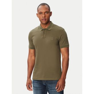 HUGO BOSS Poloshirt Passenger 50507803 Khakifarben Slim Fit
