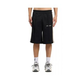 Palm Angels Homme, Shorts, Noir, Taille: S Classic Logo Track Shorts