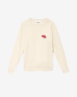 Isabel Marant Sweat Shirt Millyny - Femme - Écru - Taille 34 - Marant Étoile