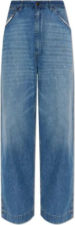 Maison Margiela Femme, Jeans, Bleu, Taille: 38 FR Jean ample