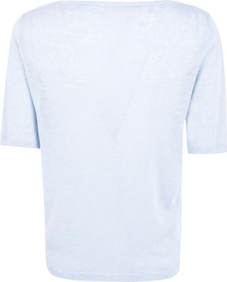 Majestic Linen Boat Neck Sweater