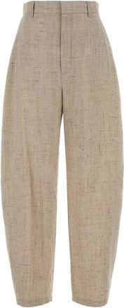 Moschino Femme, Pantalons, Beige, Taille: 36 FR Melange Jersey Wide-Leg Pant