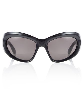 Balenciaga Lunettes de soleil Wrap ovales