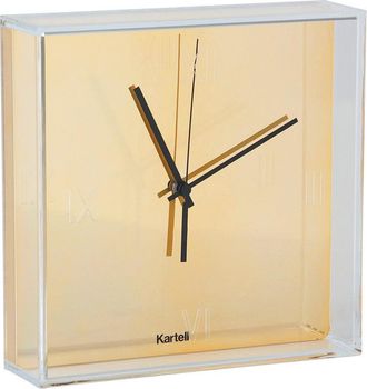 Kartell Tic und Tac, Wall Clock, Gold Metallictöne