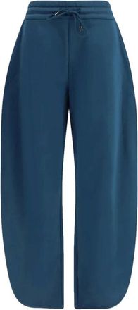 Alaia Femme, Pantalons, Bleu, Taille: 38 FR Petal Joggers