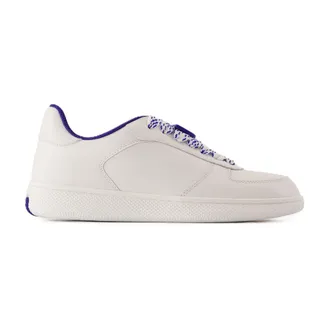 Burberry Womens Terrace Sneaker White Calfskin
