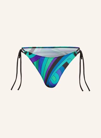 Pucci Triangel-Bikini-Hose blau