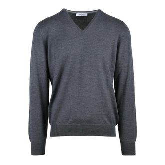 Gran Sasso Herren, Strickwaren, Grau, 2XLGr&ouml;&szlig;e