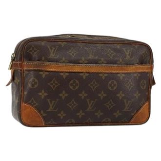 Louis Vuitton Pre-owned Canvas Clutch - - Pre-owned - Damen - Braun - ONE SIZE