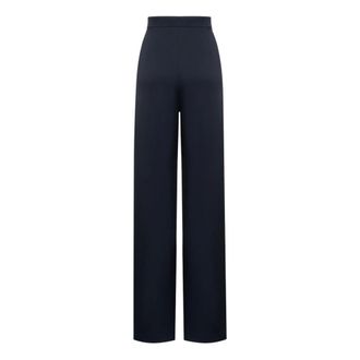 Max Mara Femme, Pantalons, Bleu, Taille: 38 FR Pantalon Dritto