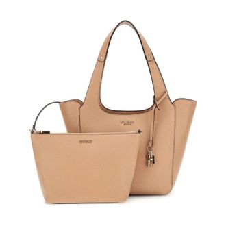 Guess Anadela 3-F&auml;cher-Satchel Bag - - Bags - Damen - Beige - ONE SIZE