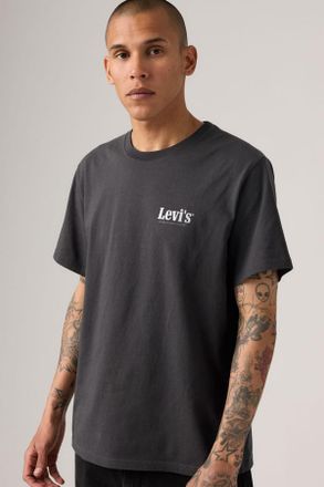 Levi's T Shirt Relaxed - Homme - Noir / Serving Up Classics 2 Smoked Pearl Jersey - L