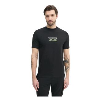Karl Lagerfeld T-Shirt - - Tops - Herren - Schwarzk - S