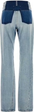 Maison Margiela Womens Denim Jeans Shadesofindigoblue Exterior: Cotton Pantaloni Trousers