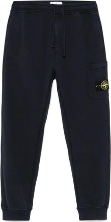 Stone Island Homme, Pantalons, Bleu, Taille: L Pantalons de surv&ecirc;tement with Logo