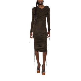 Balmain Midi Kleider - - Dresses - Damen - Braun - S