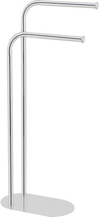 WENKO Handtuchständer Mod. Levante freistehender glänzender Handtuch- und Kleiderständer aus Edelstahl für Badezimmer 30x79x17 cm glänzend