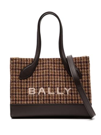 Bally mini sac &agrave; main Bar - Marron