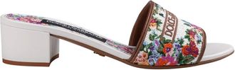 Dolce & Gabbana Femme, Chaussures, Multicolore, Taille: 36 EU Sandales &agrave; talons motif floral