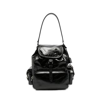 Miu Miu Crinkled-leather Buckle-fastening Backpack