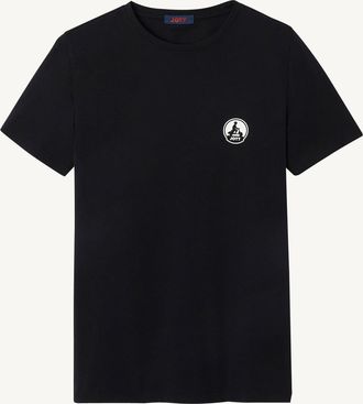 Jott T-shirt mixte en coton biologique Noir Pietro - Taille XXS