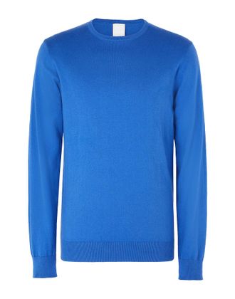 8 by YOOX COTTON-CASHMERE BLEND BASIC CREW-NECK JUMPER
