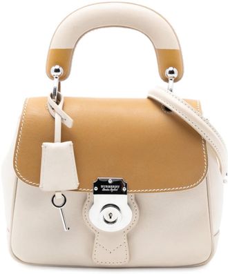 Burberry Hobo Bags - Small Grained Calfskin DK88 Top Handle Bag - Gr. unisize - in Braun - f&uuml;r Damen