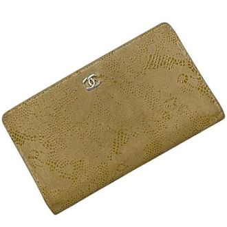 Chanel Pre-owned Long wallet (bi-fold) - - Pre-owned - Damen - Beige - ONE SIZE