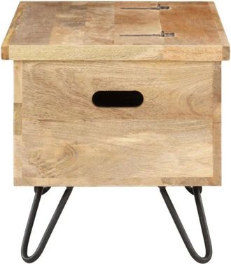 vidaXL Truhe 90x40x45 cm Mango Massivholz Vidaxl