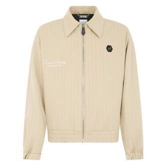 Philipp Plein Coster Jacket - - Jackets - Herren - Beige - 4XL