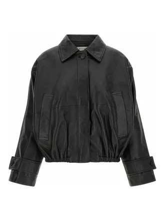 R&oacute;he Lederjacke - Schwarz