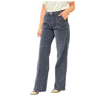 Islow Femme, Jeans, Gris, Taille: W28 Andrea Wide Pantalons