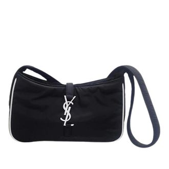 Saint Laurent Sac bandouli&egrave;re en nylon Pre-owned - Femme - Pre-owned - Noir - Taille: ONE Size