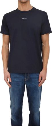 PESERICO Homme, Tops, Bleu, Taille: 3XL T-shirt en jersey de coton