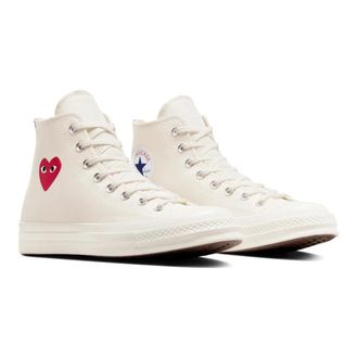 Comme Des Gar&ccedil;ons Homme, Chaussures, Beige, Taille: 42 1/2 EU Chuck Taylor All Star High Top