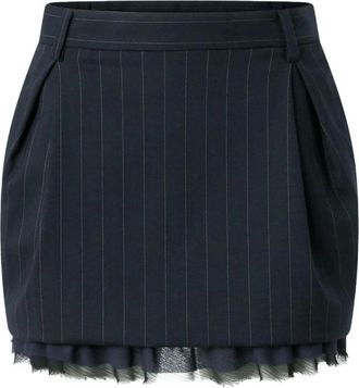 Pinko Pinko, Femme, Jupes, Bleu, Taille: 40 FR Hamburger EZ1