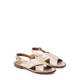 Maison Toufet Sandales brillantes Axelle en cuir