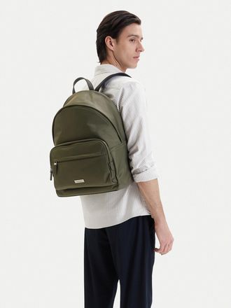 Calvin Klein Umh&auml;ngetasche Calvin Klein Sleek Round Backpack LV04D3143G Gr&uuml;n