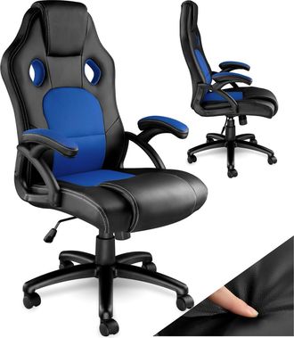 TecTake B&uuml;rostuhl ergonomisch, Schreibtischstuhl f&uuml;r Home Office, B&uuml;ro oder Wohnzimmer, Gaming Stuhl mit Schalensitz und ergonomischem Design, Diverse Farben 