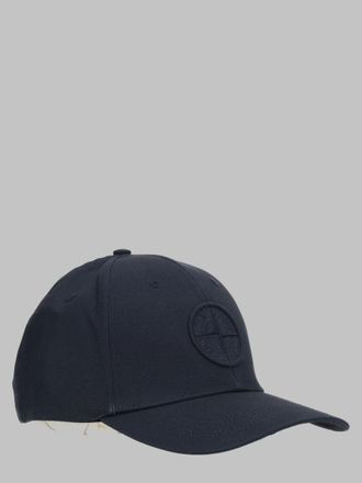 Stone Island L2S159100013_S0248V0020 Cotton Baseball Cap - Blue